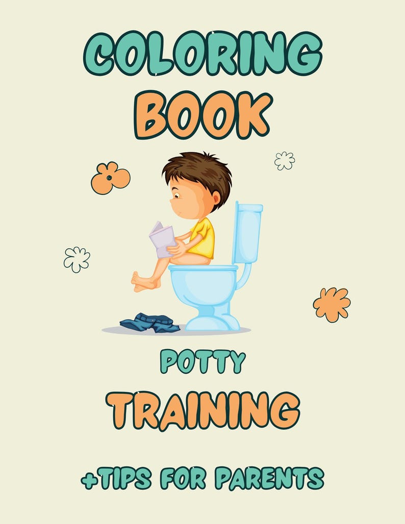 Printable Potty Training Book – Educational Coloring Pages + Visual ...