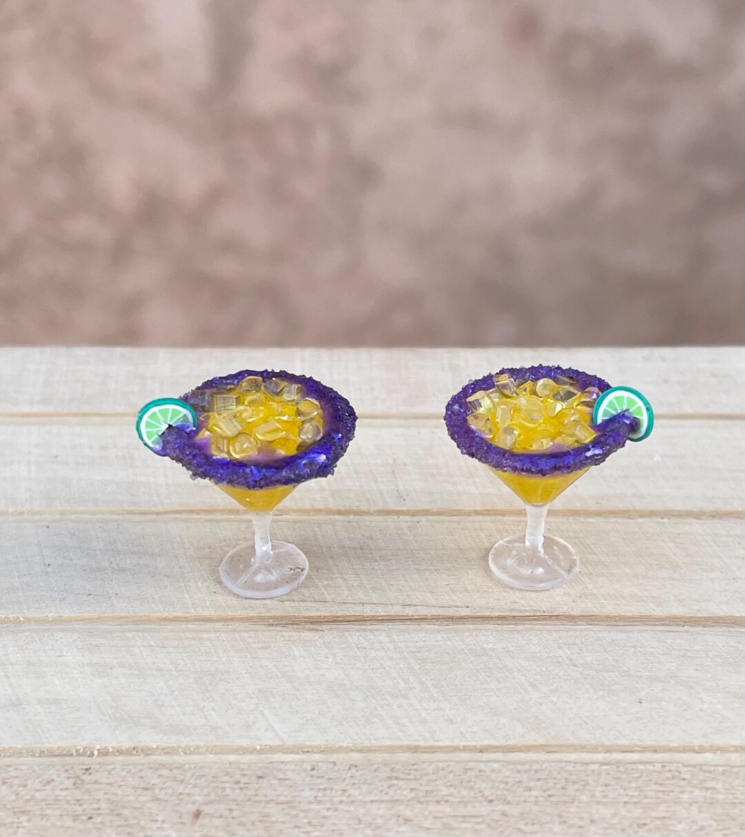 1/12 Scale Mardi Gras Miniature Drinks Tropical Carnival Shrovetide Fat ...