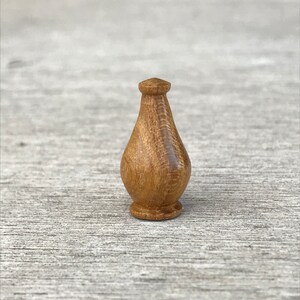 1/24, 1/12 Scale Salt Cedar Wood Bottle Hand Turned Miniature ...