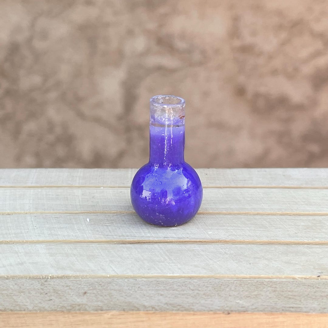 1/6, 1/3 Scale Purple Laboratory Flask Potions Class Bottle Halloween ...