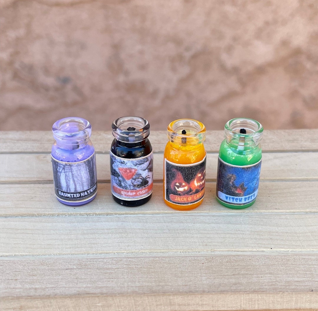 1/6 Scale Faux Candle Halloween Miniature Dollhouse Realistic Decor ...