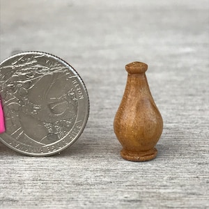 1/24, 1/12 Scale Salt Cedar Wood Bottle Hand Turned Miniature ...