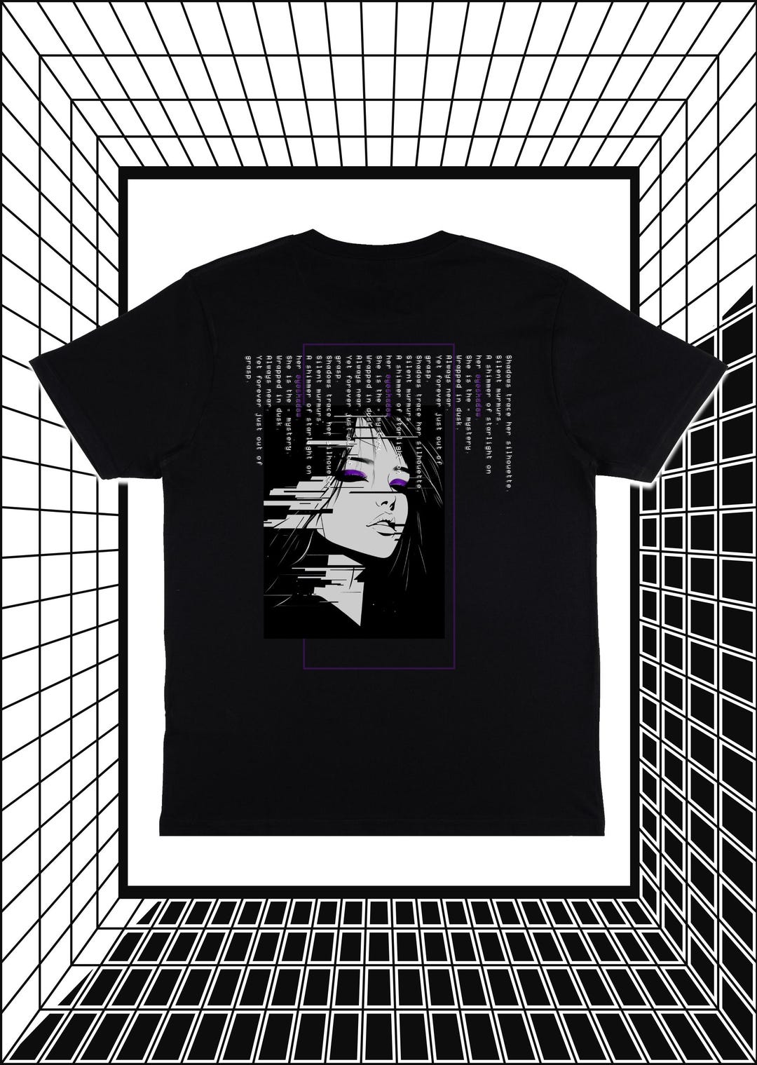 Glitch Art T-shirt: Techwear Clothing, Breakcore Aesthetic, Darkwave ...