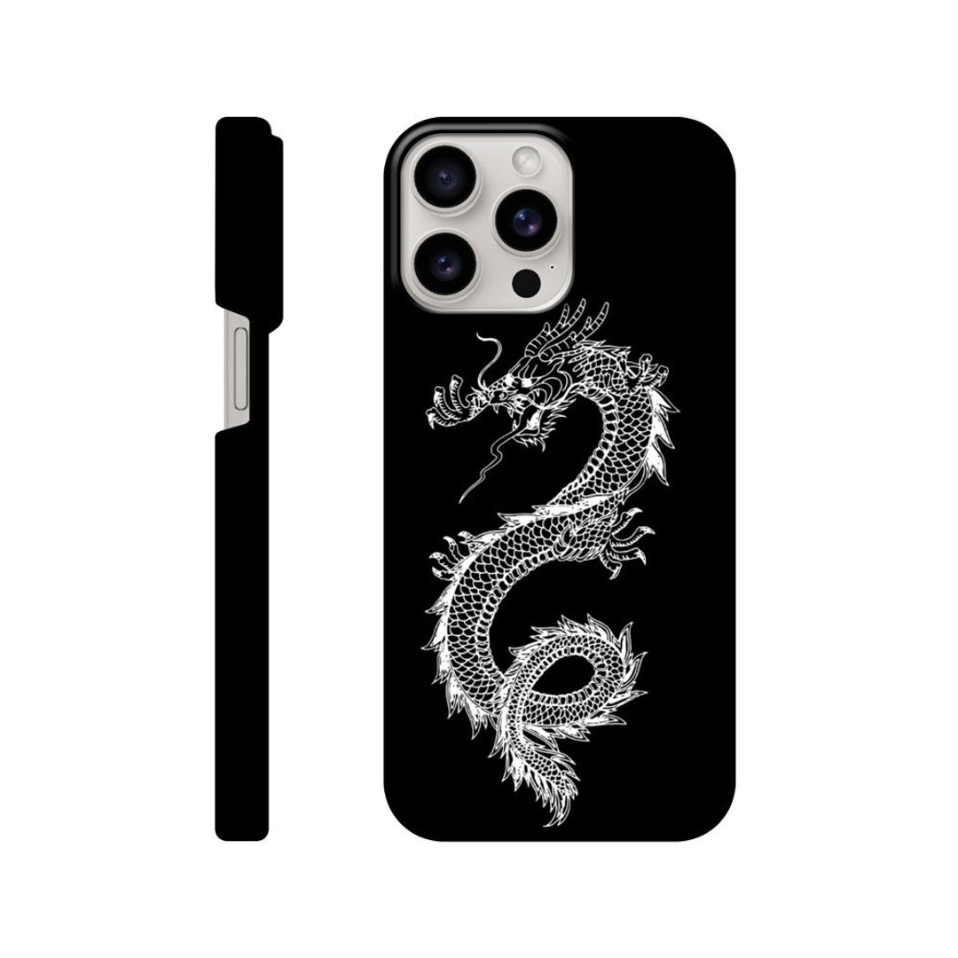 Black Dragon iPhone & Samsung Slim Case - Etsy UK