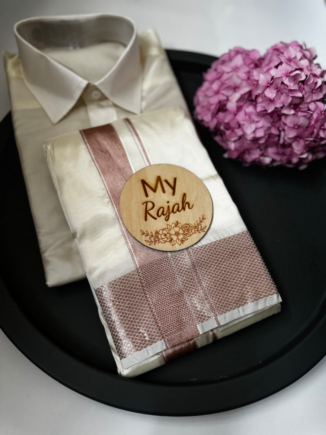 Mens Vesti Set, Dhoti , Veshti Vetti Munda Traditional Wear Combo ...