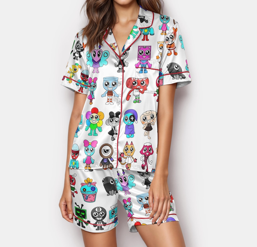 Roblox Dandy’s World Silky Pajamas Set, Roblox Dandy World Fan Gift ...