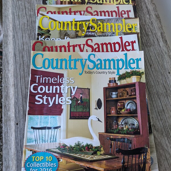 Country Sampler - Etsy