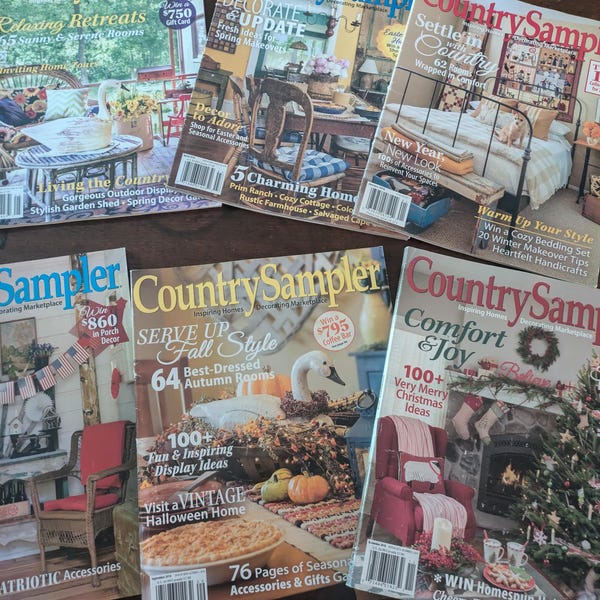Country Sampler - Etsy