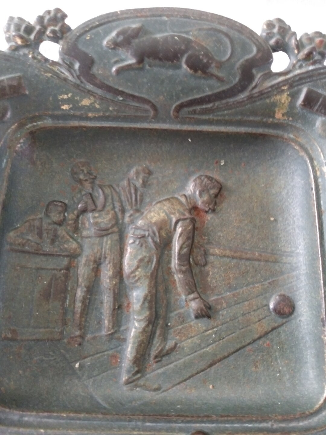 Bowling Ashtray Featuring Alley Rat - Etsy