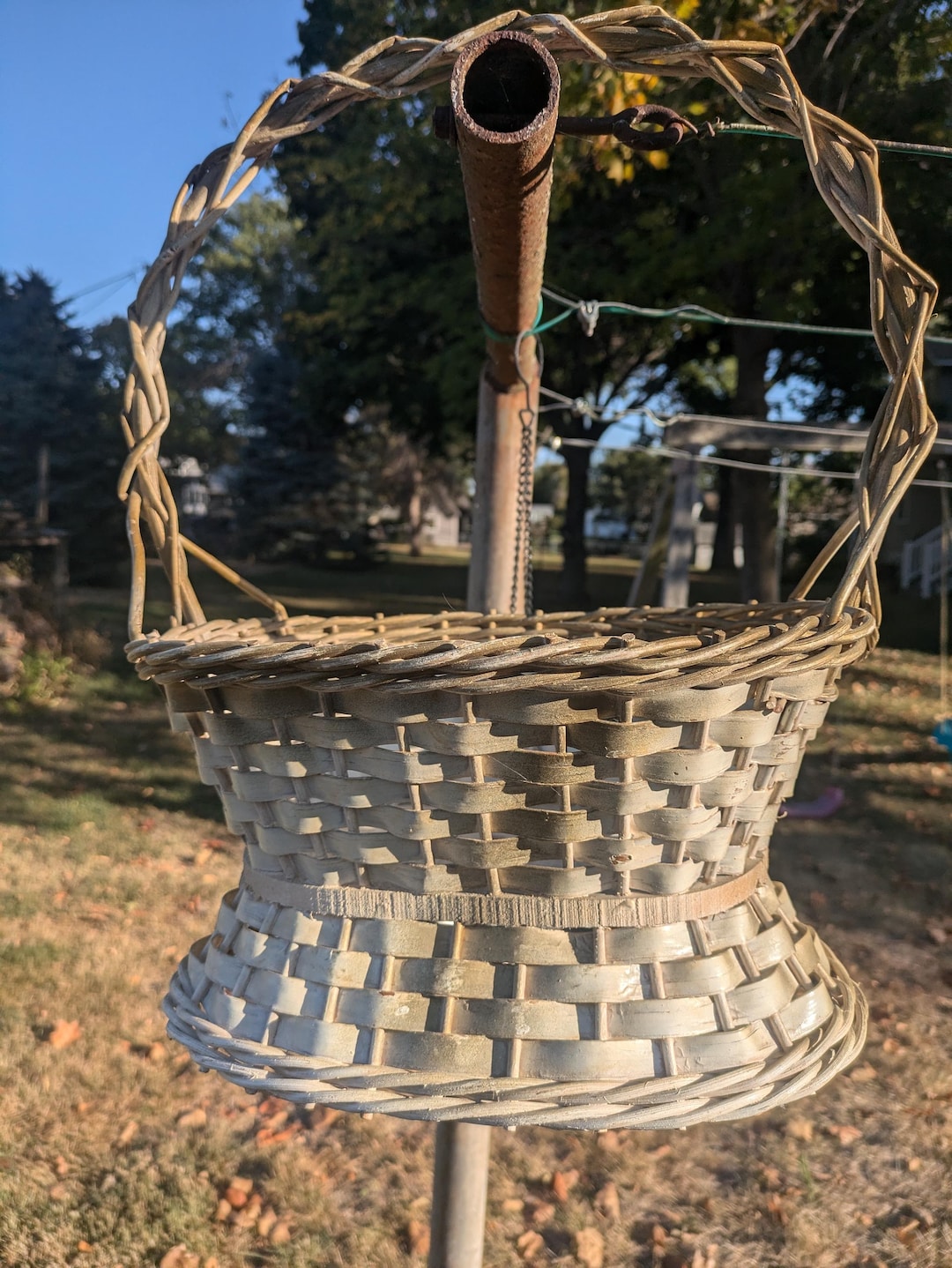 Cemetery Basket Funeral Flower Basket - Etsy