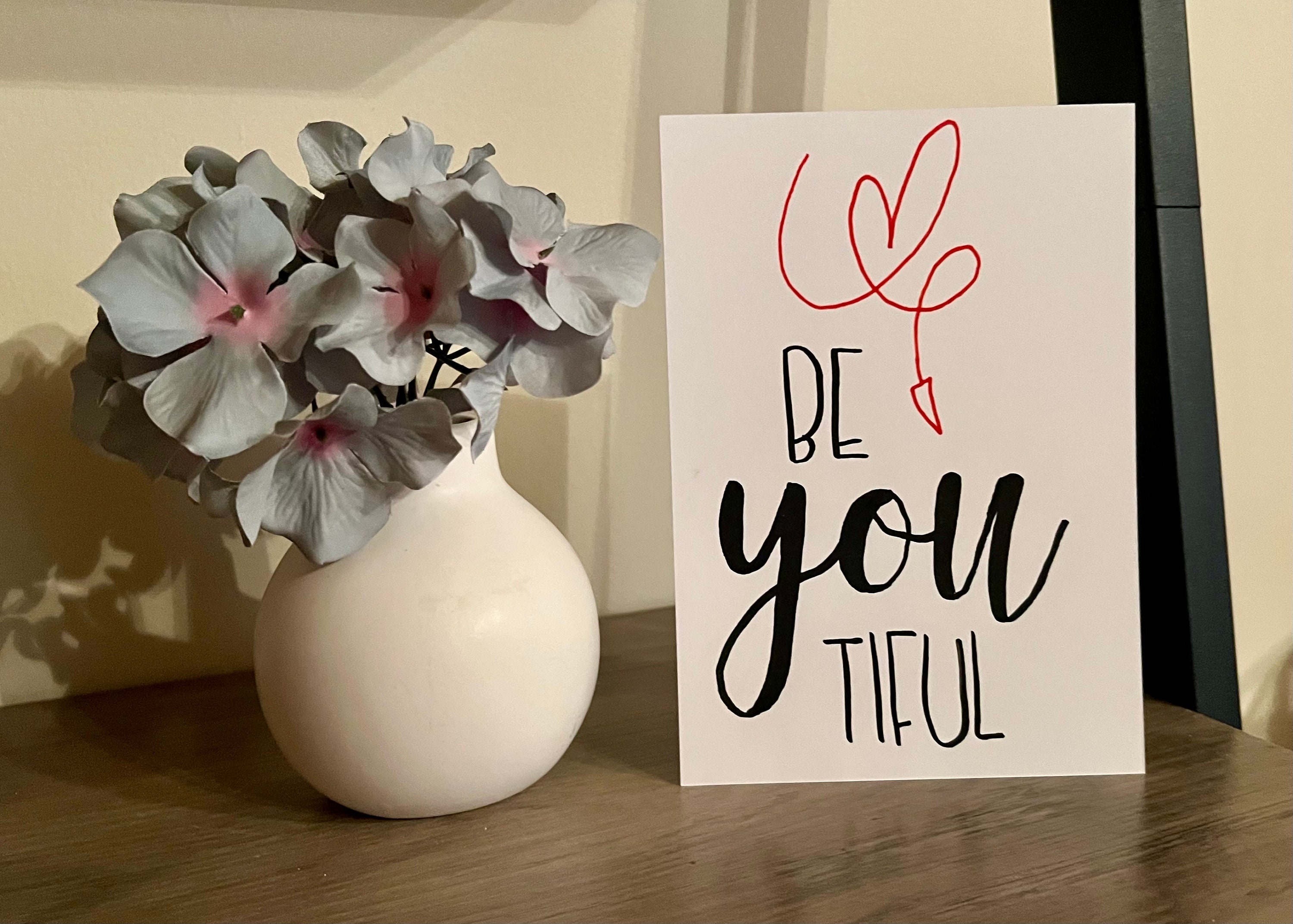 Custom Handwritten Cards Your Choice of Font Thank You, Anniversary ...