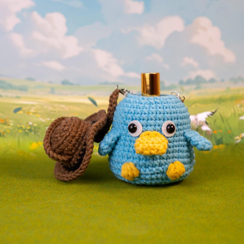 Perry the Platypus Lip Balm Holder Crochet Pattern Vapor Inhaler Case ...