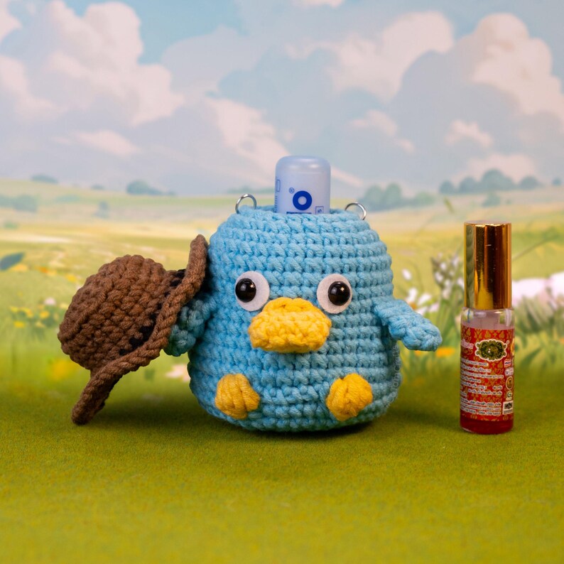 Perry the Platypus Lip Balm Holder Crochet Pattern Vapor Inhaler Case ...