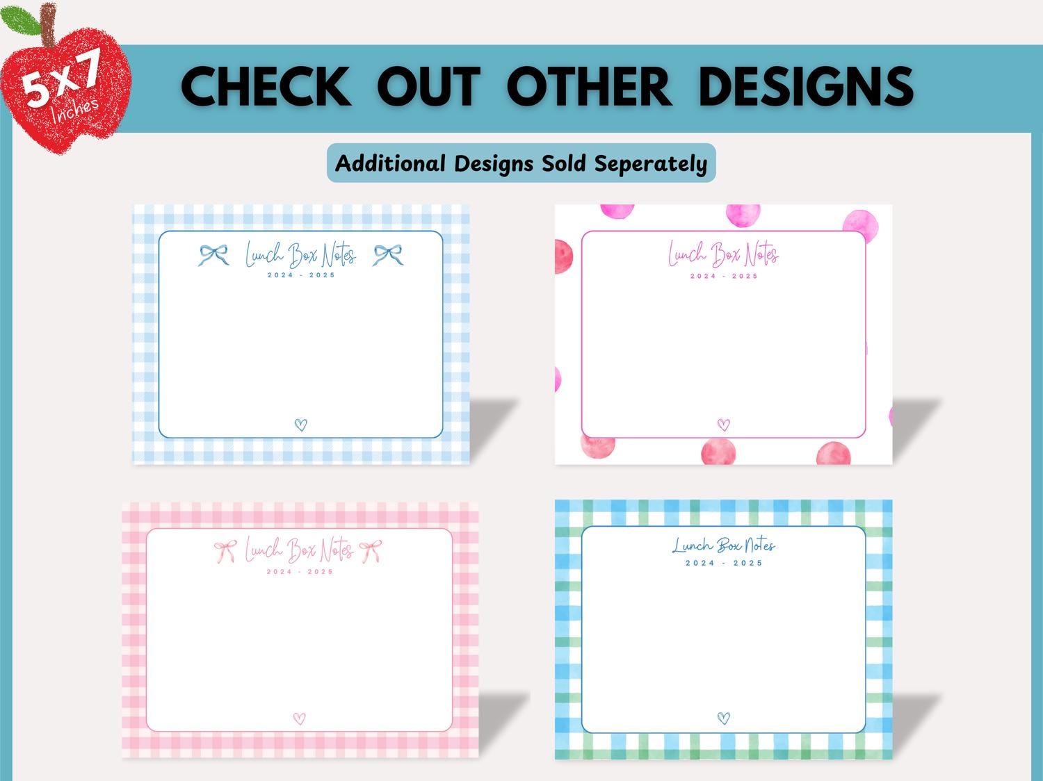 Printable Lunch Box Note Cards for Kids, Ready-to-print Lunchbox ...