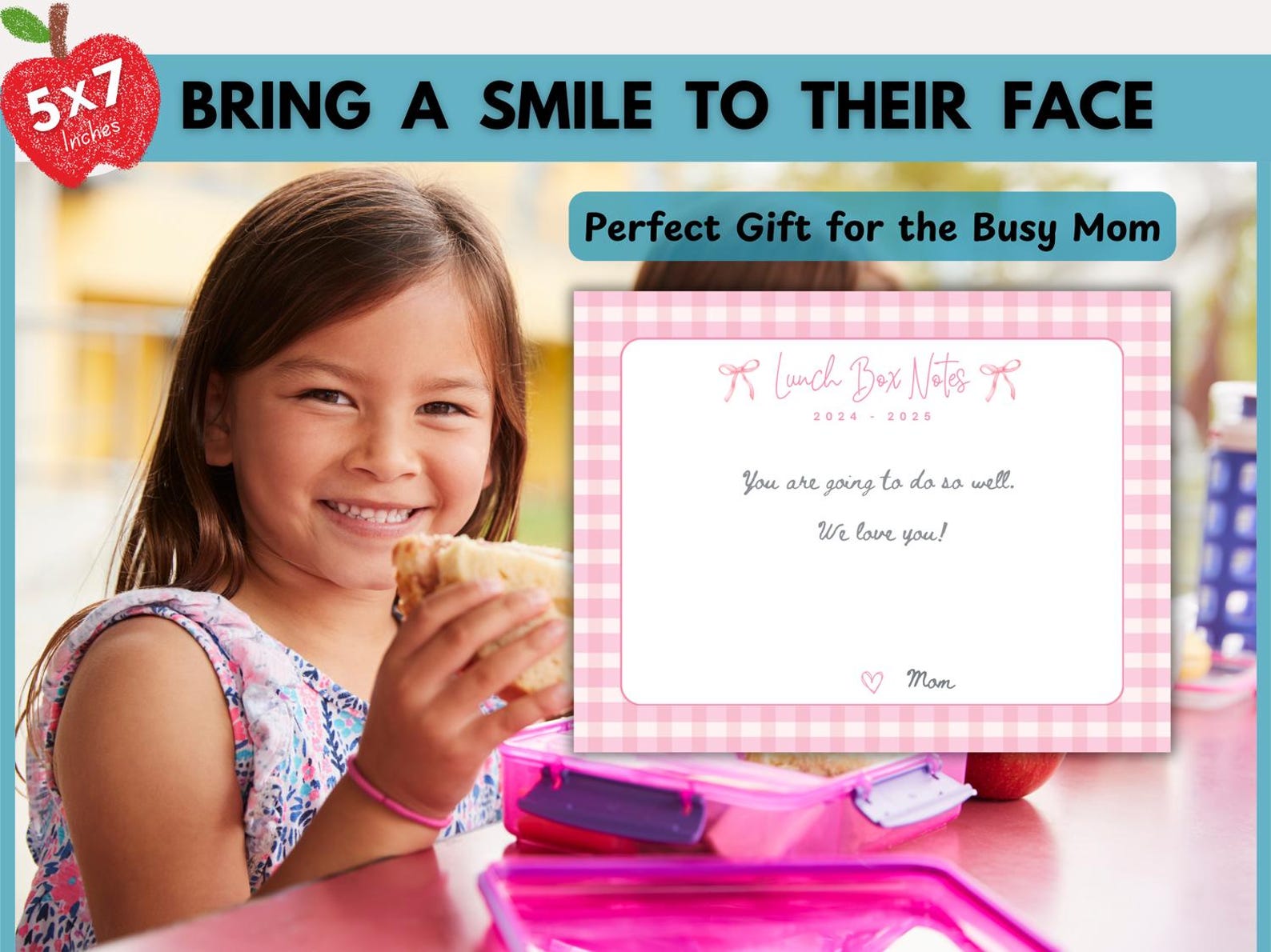 Printable Lunch Box Note Cards for Kids, Ready-to-print Lunchbox ...
