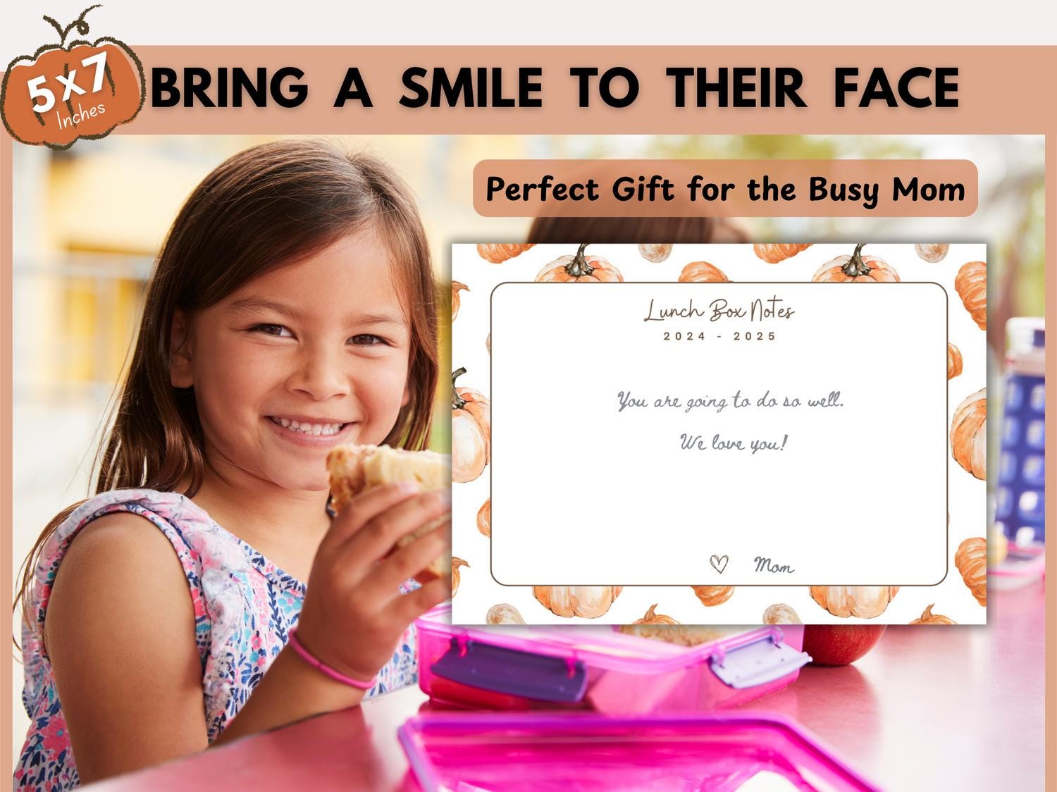 Printable Lunch Box Note Cards for Kids, Ready-to-print Lunchbox ...