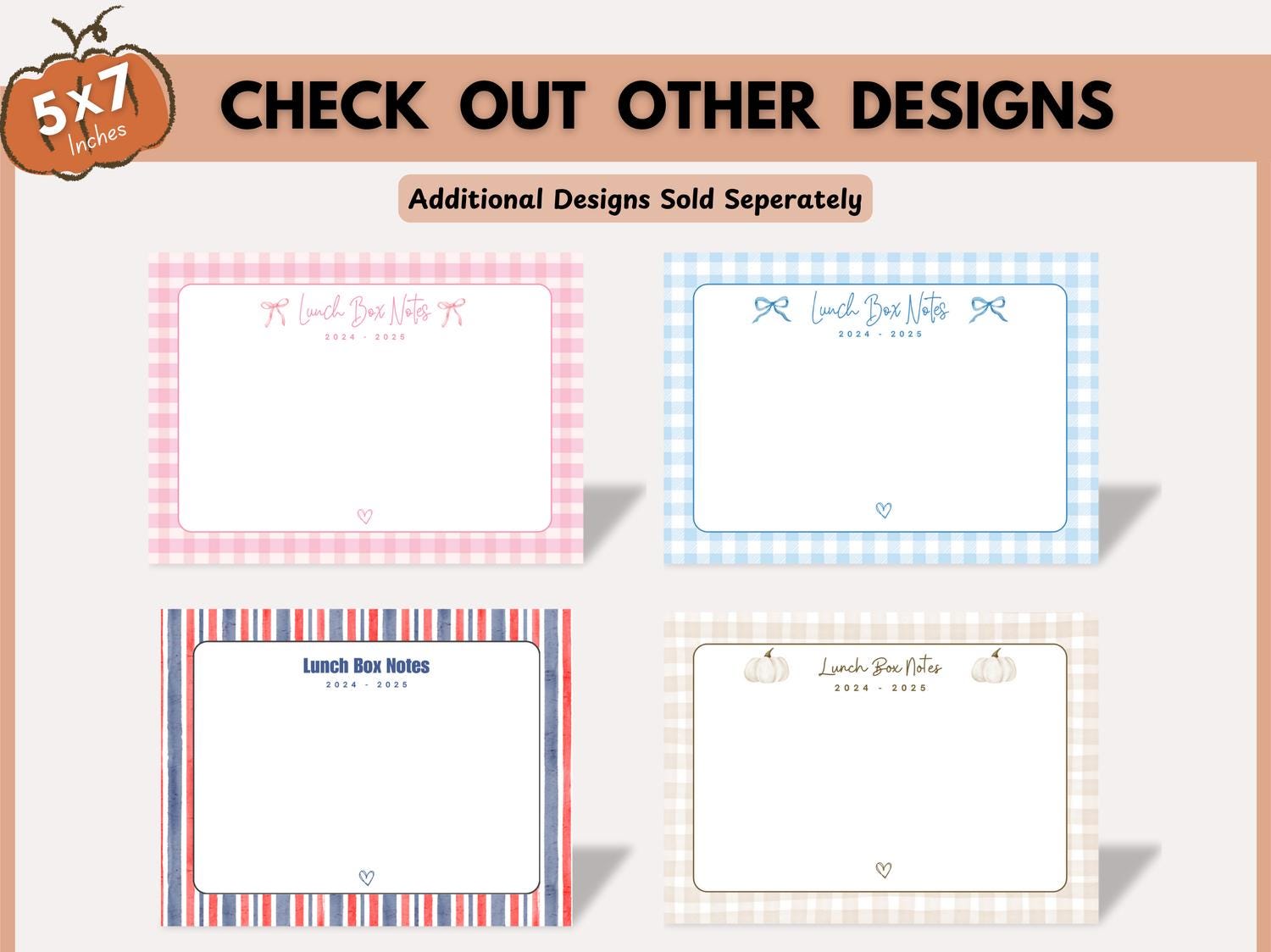 Printable Lunch Box Note Cards for Kids, Ready-to-print Lunchbox ...