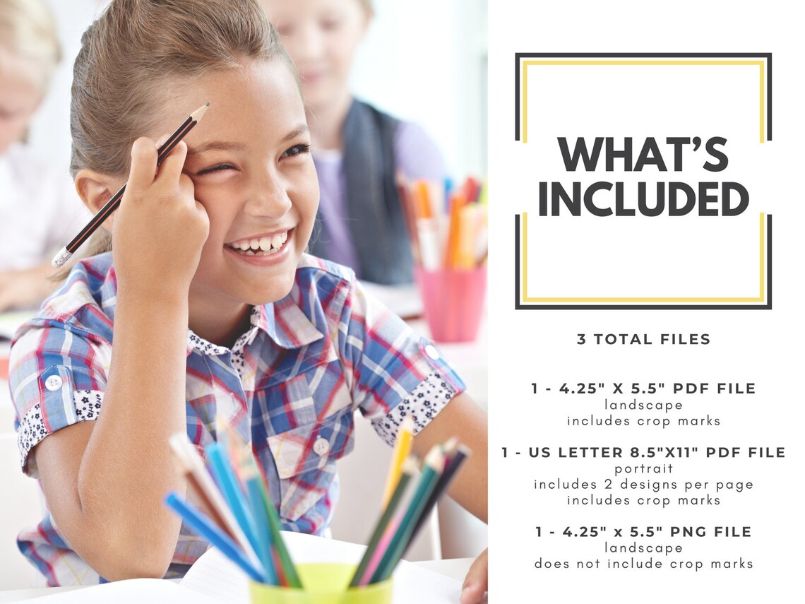 Printable Lunch Box Note Cards for Kids, Ready-to-print Lunchbox ...