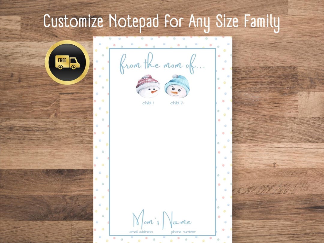PRINTED Notes for Parents, Custom Printable Note Card, Mom to School ...