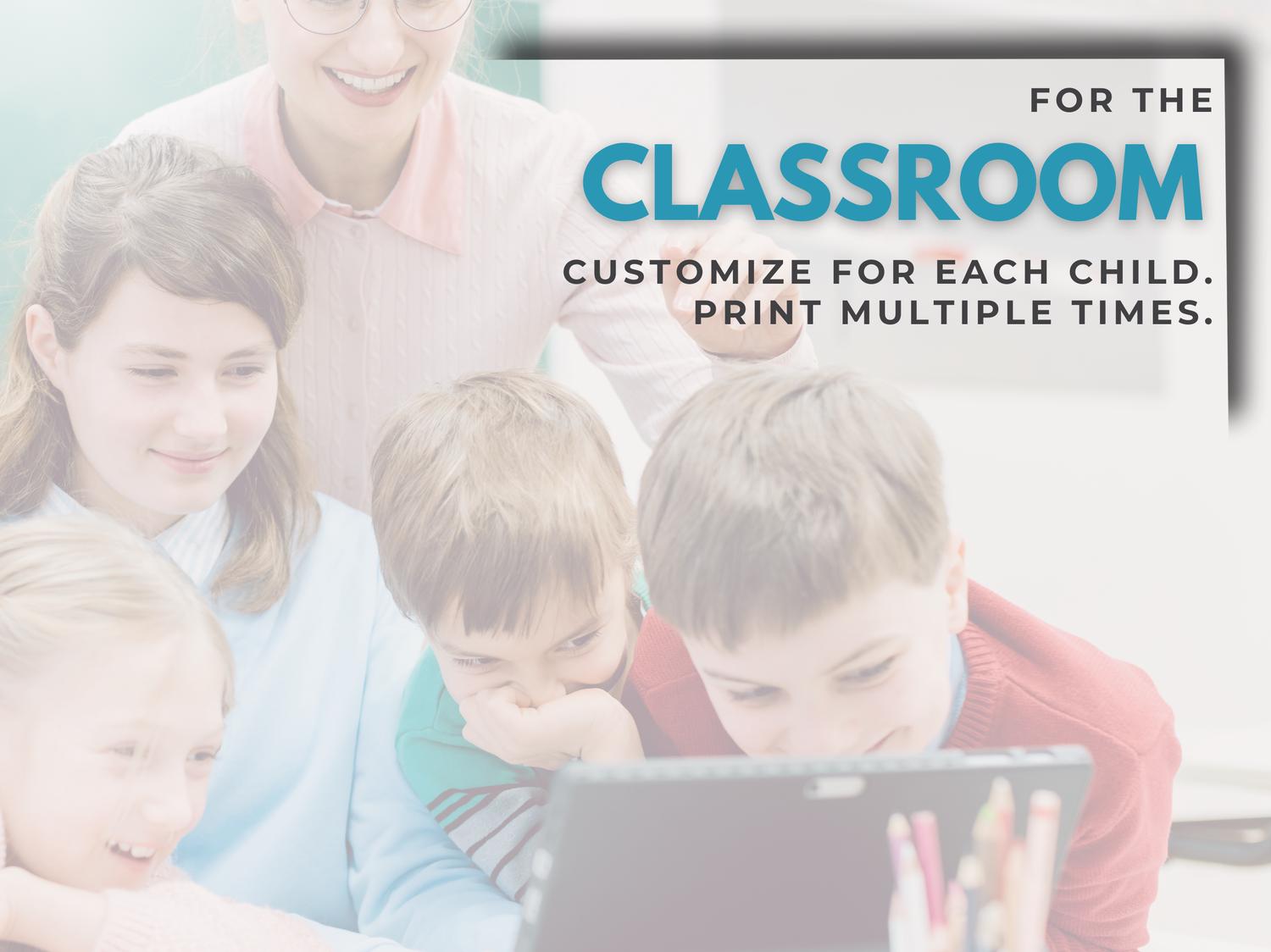 Custom Name Tracing Worksheet Personalized Handwriting Pre-k Preschool ...