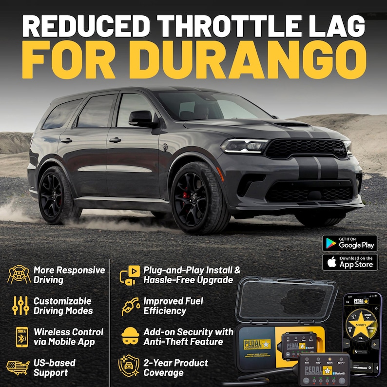 Pedal Commander Dodge Durango (2006-2024) Throttle Response Controller ...