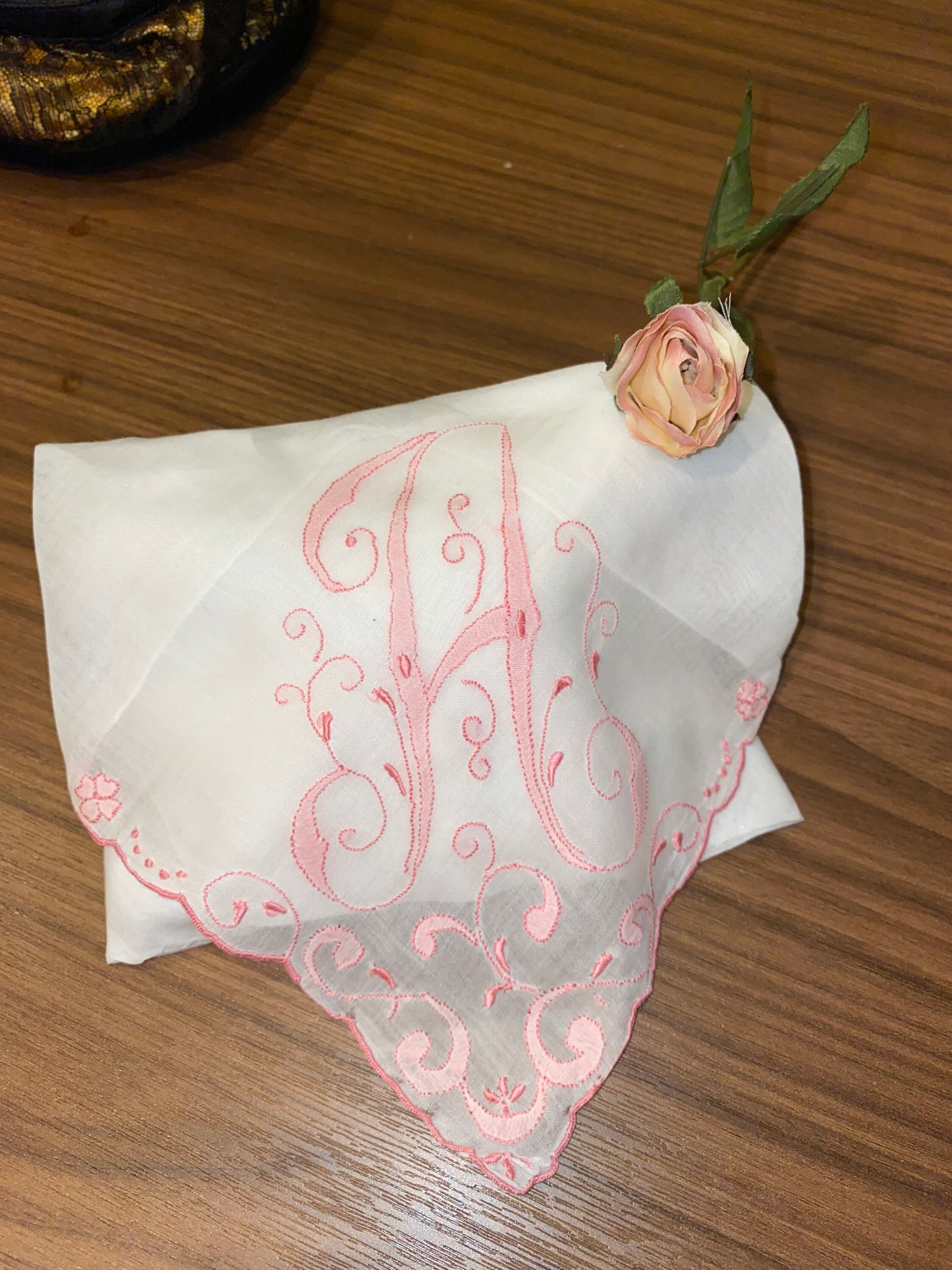 Lavender Sachet Made From a Vintage Initial A Handkerchief - Etsy