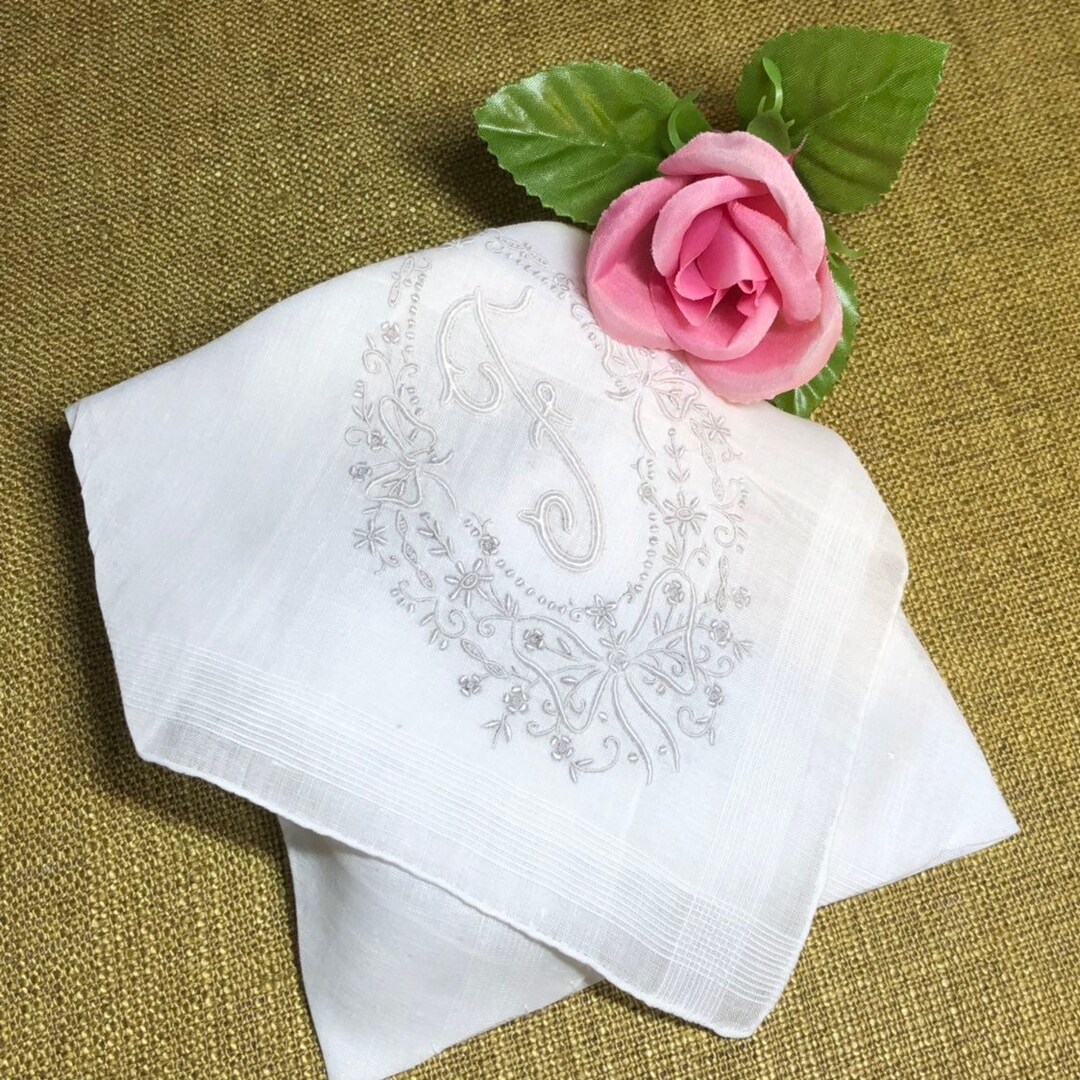 Lavender Sachet Made From an Vintage Initial F Handkerchief Bridal ...