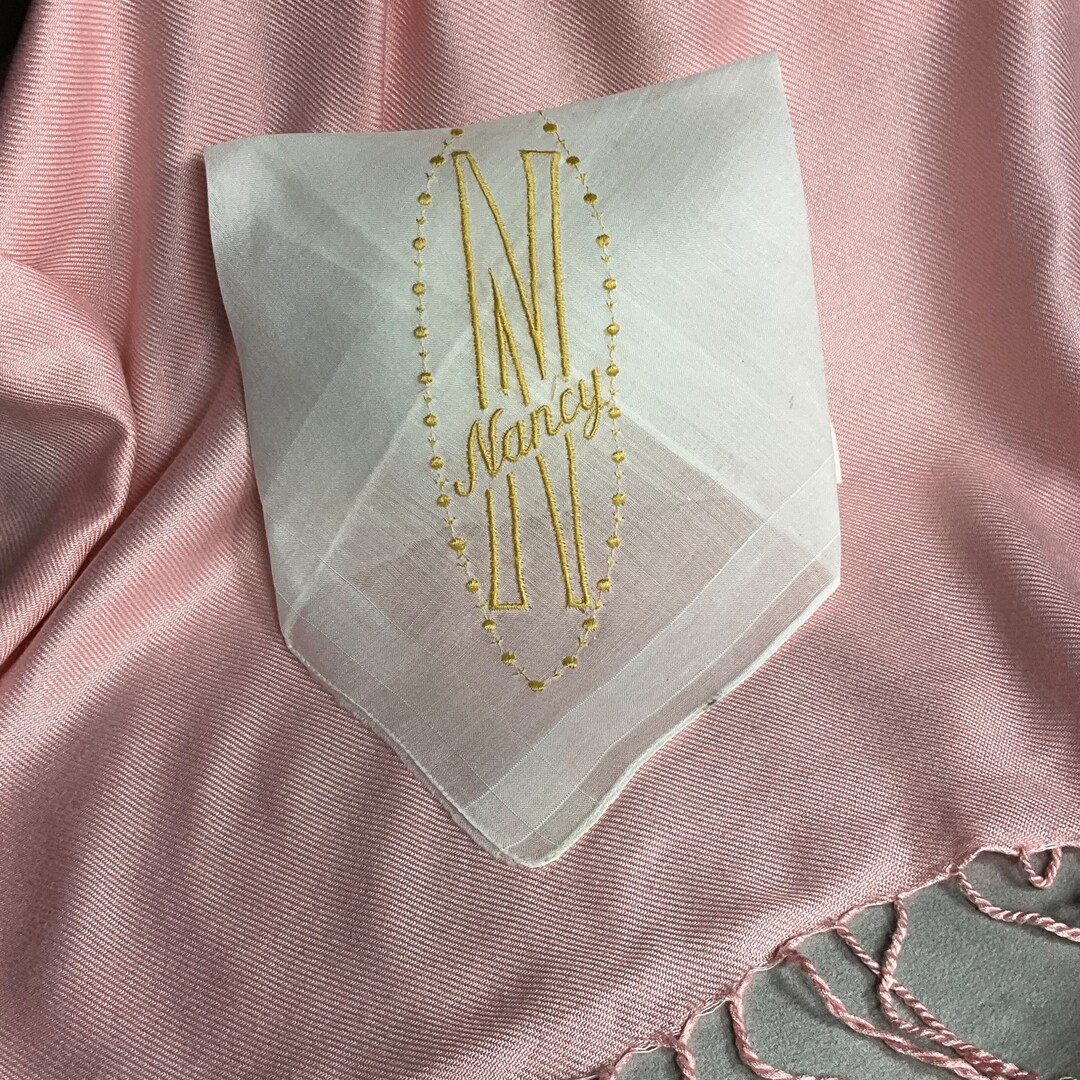 Lavender Sachet Made From a Nancy Handkerchief Bridal Wedding ...