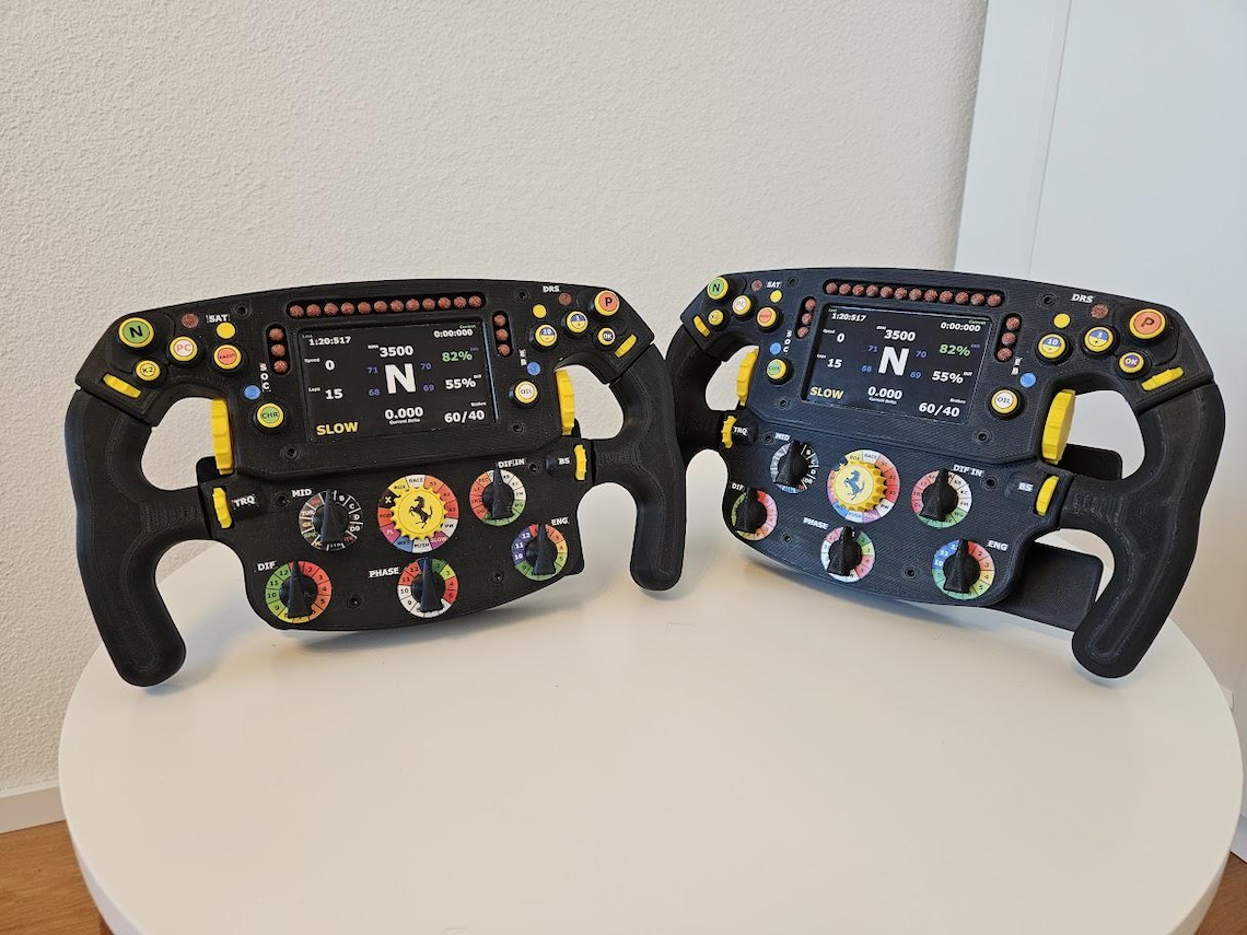 Ferrari F1 Steering Wheel 3D Printed - Etsy