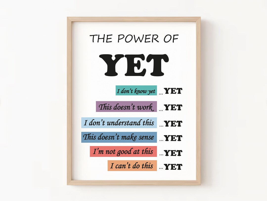 Growth Mindset Poster, Coping Skills Poster, Therapist Office Decor ...