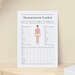 Printable Body Measurements Tracker, 8 Week Body Transformation ...