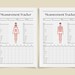 Printable Body Measurements Tracker, 8 Week Body Transformation ...