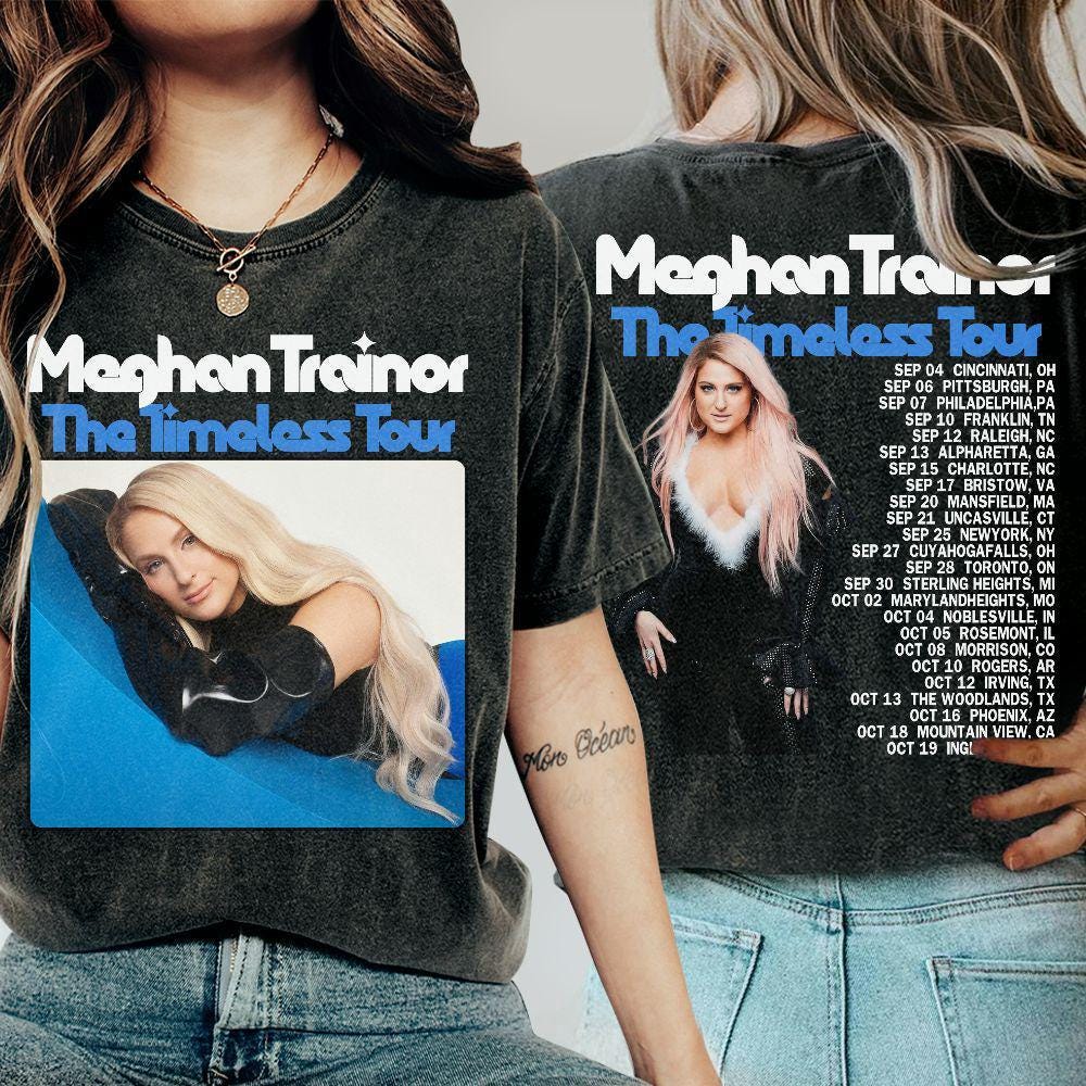 Meghan Trainor the Timeless Tour 2024 Shirt, Meghan Trainor 2024 ...