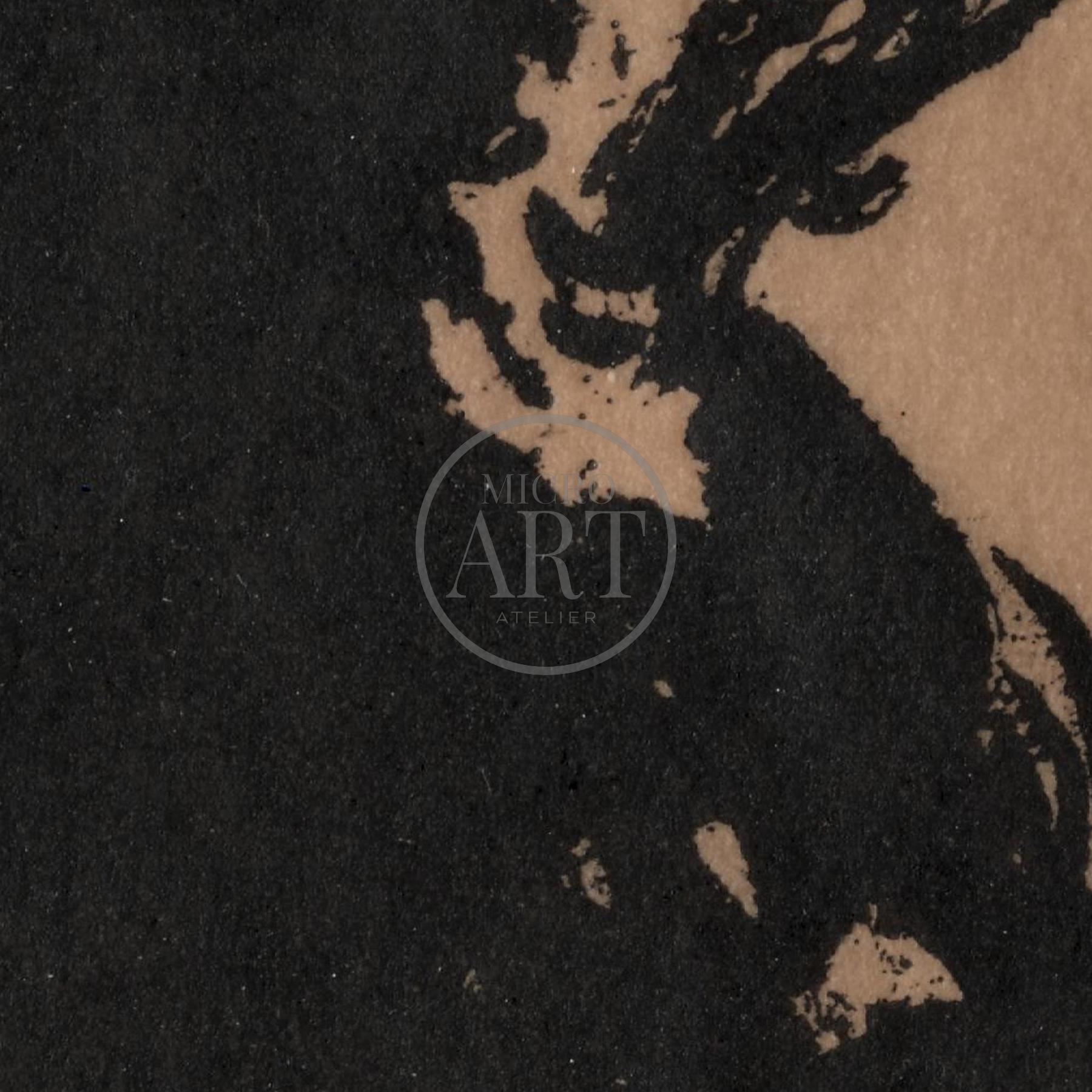 Manet - Raven's Head in Profile | Ink Drawing | Portrait, Fine Art ...