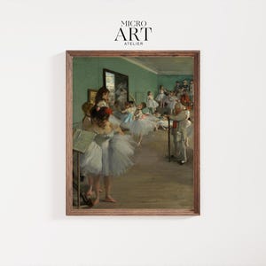 French Ballet Dancer Painting Printable Wall Art Digital Download 300 ...