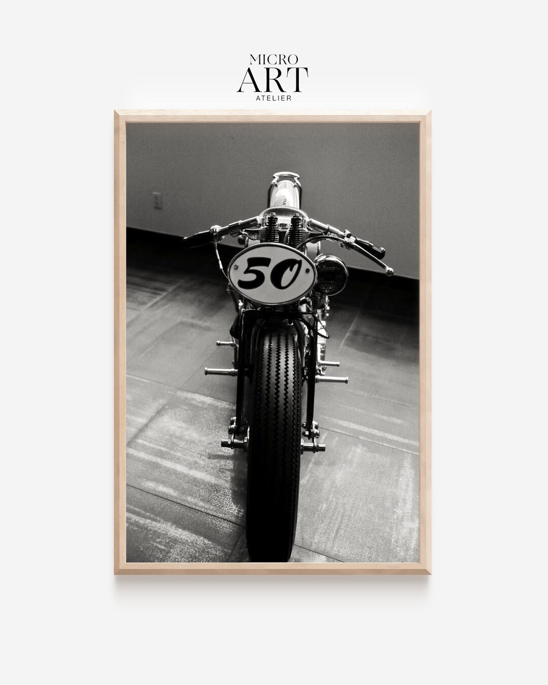 Matthew Welsh Custom Bobber Motorcycle Photograph Digital Art 300 DPI ...