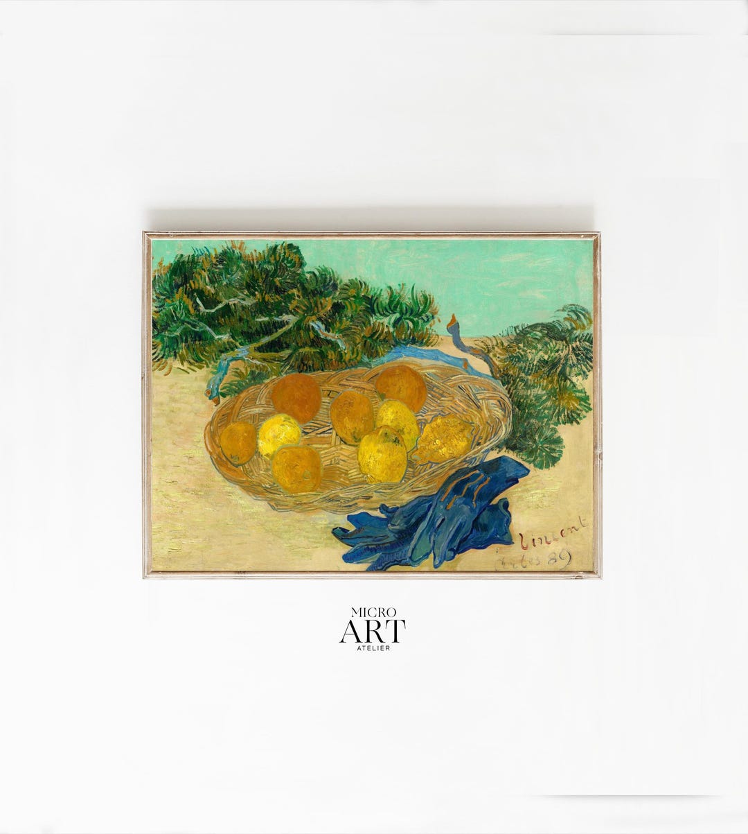 Van Gogh - Still Life of Oranges and Lemons | Oil Painting | Digital ...