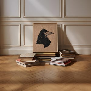 Manet - Raven's Head in Profile | Ink Drawing | Portrait, Fine Art ...