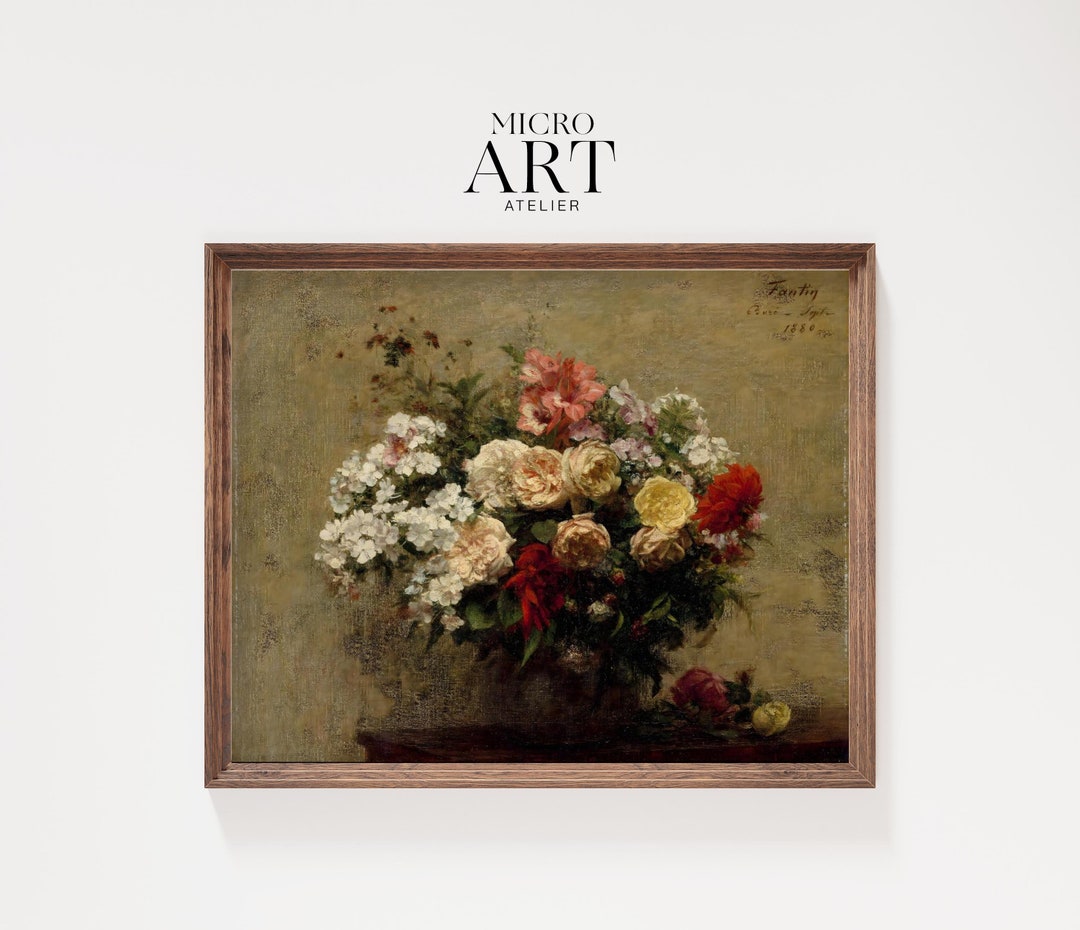 Vibrant Floral Oil Painting | Painting | Abstract Art | Colorful Poster ...