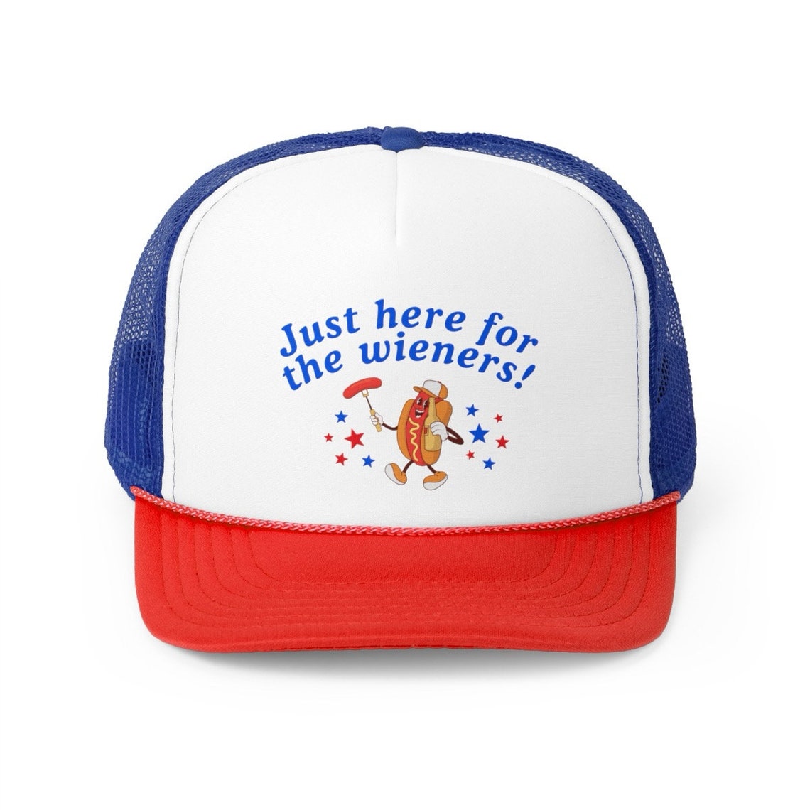 4th of July Trucker Hat, Funny Hotdog Hat, Cute Trucker Hat, Labor Day ...