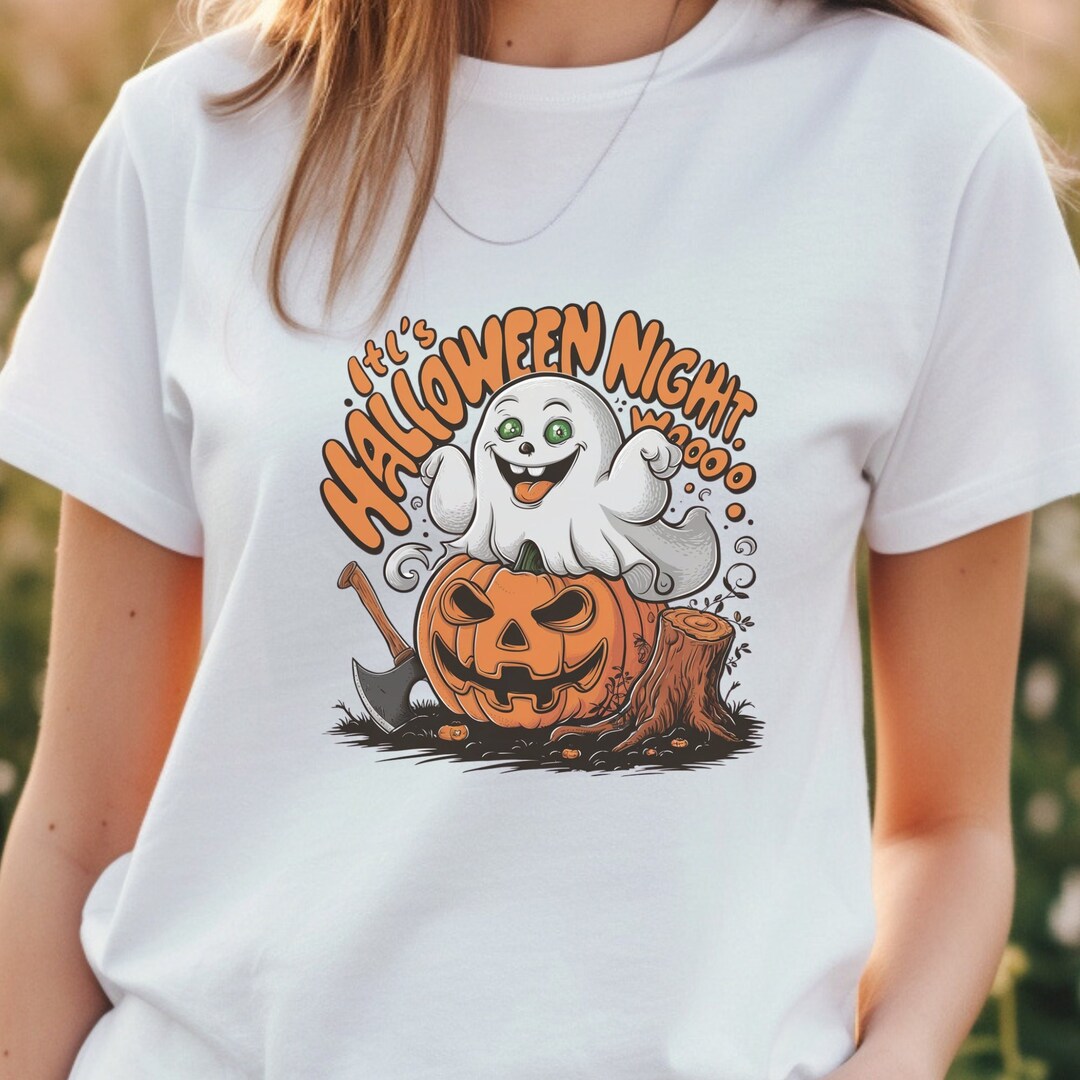 Its Halloween Night Png, Spooky Shirt Png, Halloween Pumpkin Png ...