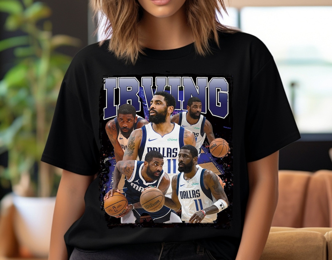 Kyrie Irving Tshirt Design, PNG Digital Download, Basketball Graphic ...