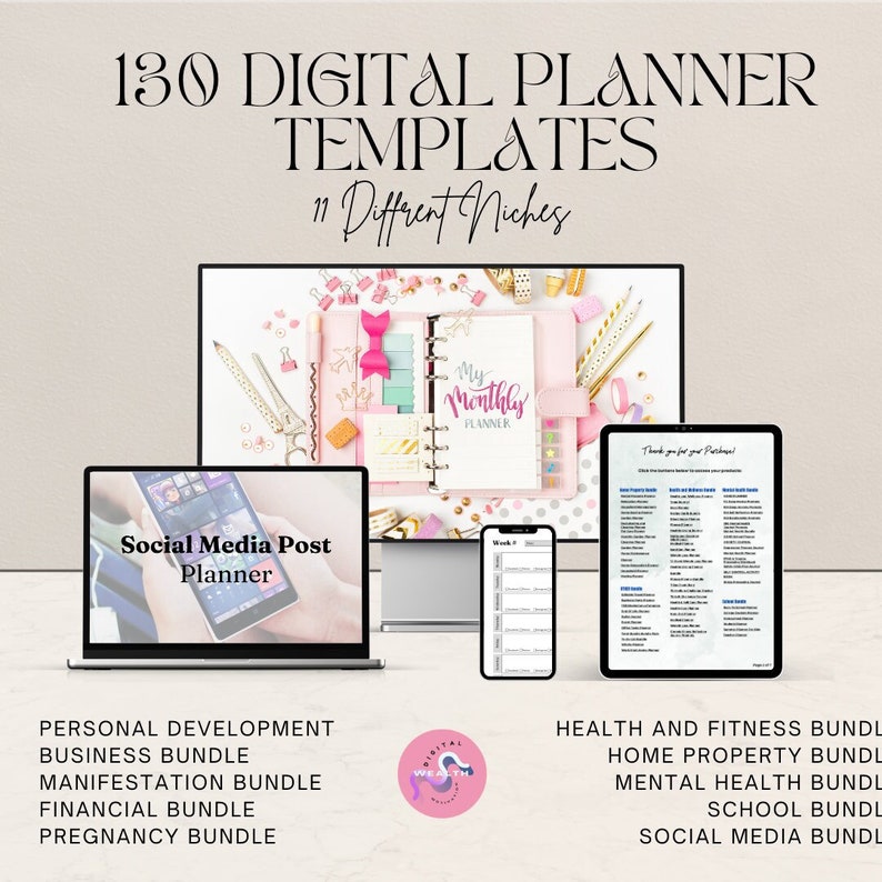Digital Planner, Digital Download, Planner Bundle, Weekly Planner ... Digital Planner, Digital Download, Planner Bundle, Weekly Planner ...
