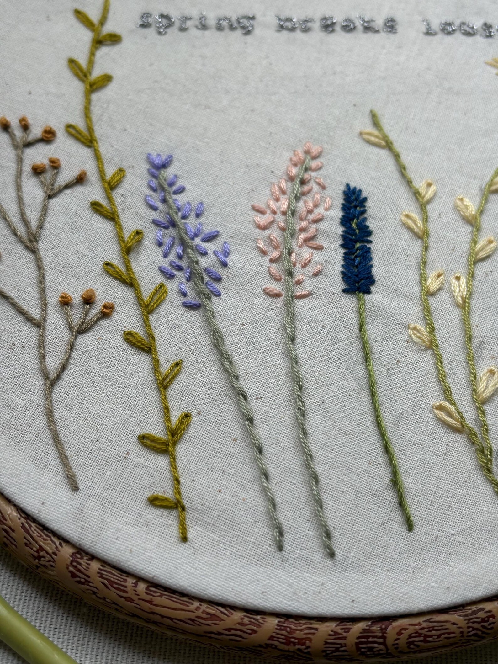 Spring Flowers Embroidery Pattern, PDF Pattern, Digital File ...