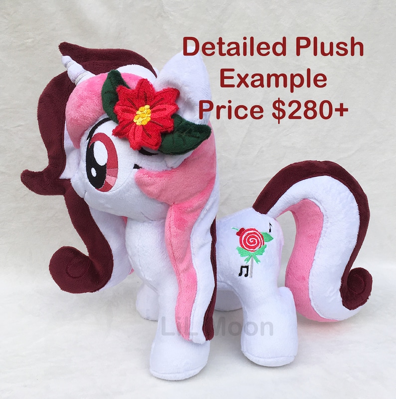 Custom Pony Plush 12" - Made to Order - Etsy