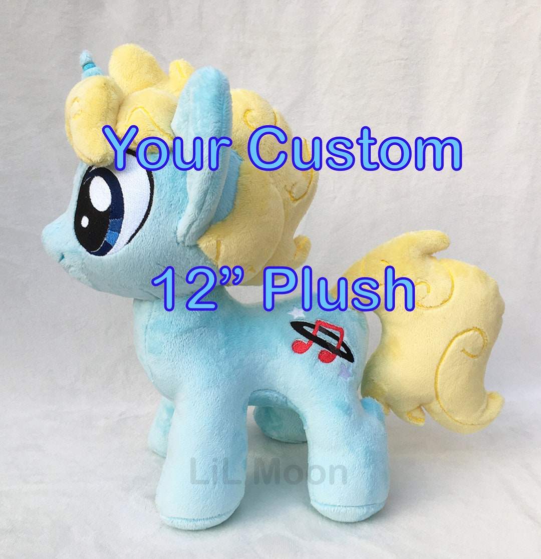 Custom Pony Plush 12" - Made to Order - Etsy
