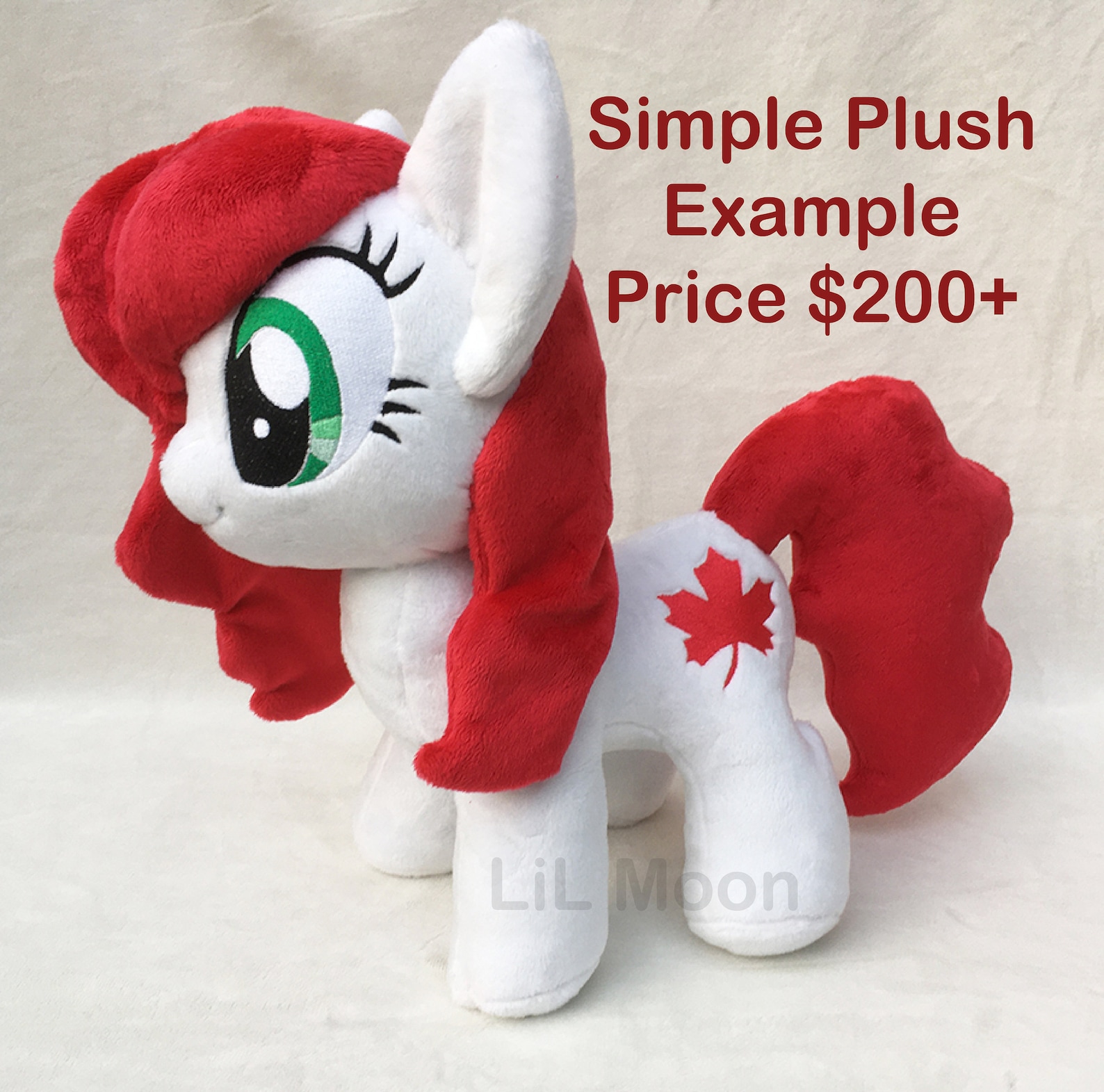 Custom Pony Plush 12" - Made to Order - Etsy