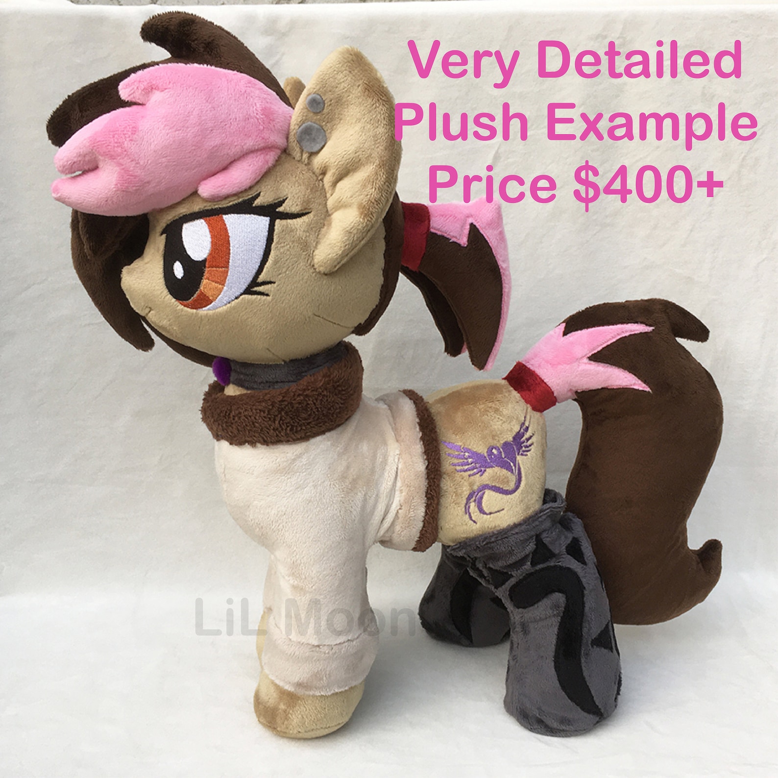 Custom Pony Plush 16" - Made to Order - Etsy