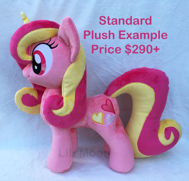 Custom Pony Plush 16" - Made to Order - Etsy
