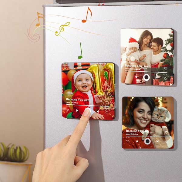 Magnet mit foto und lied - Etsy.de
